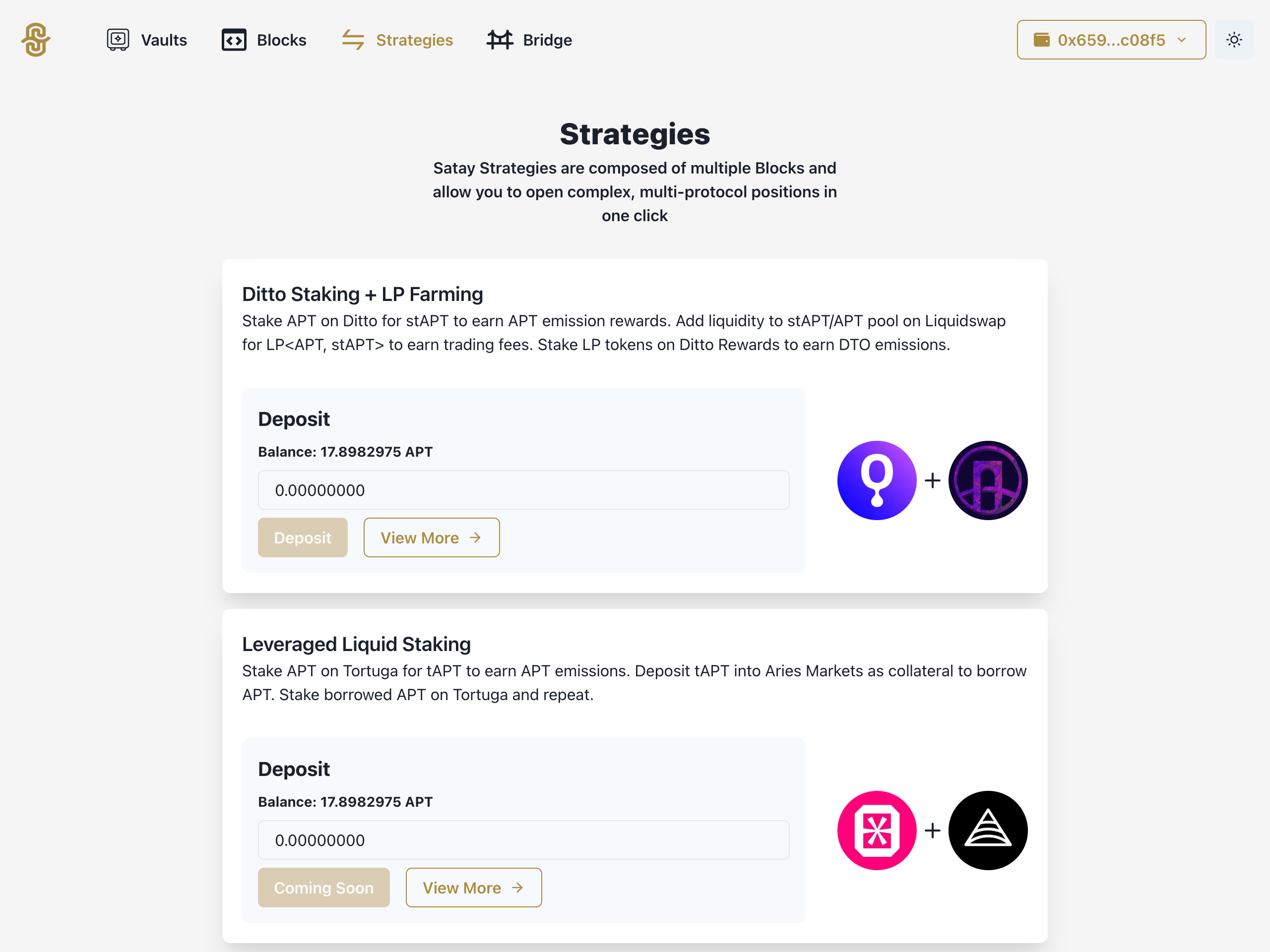 Satay Finance | Buidls | DoraHacks