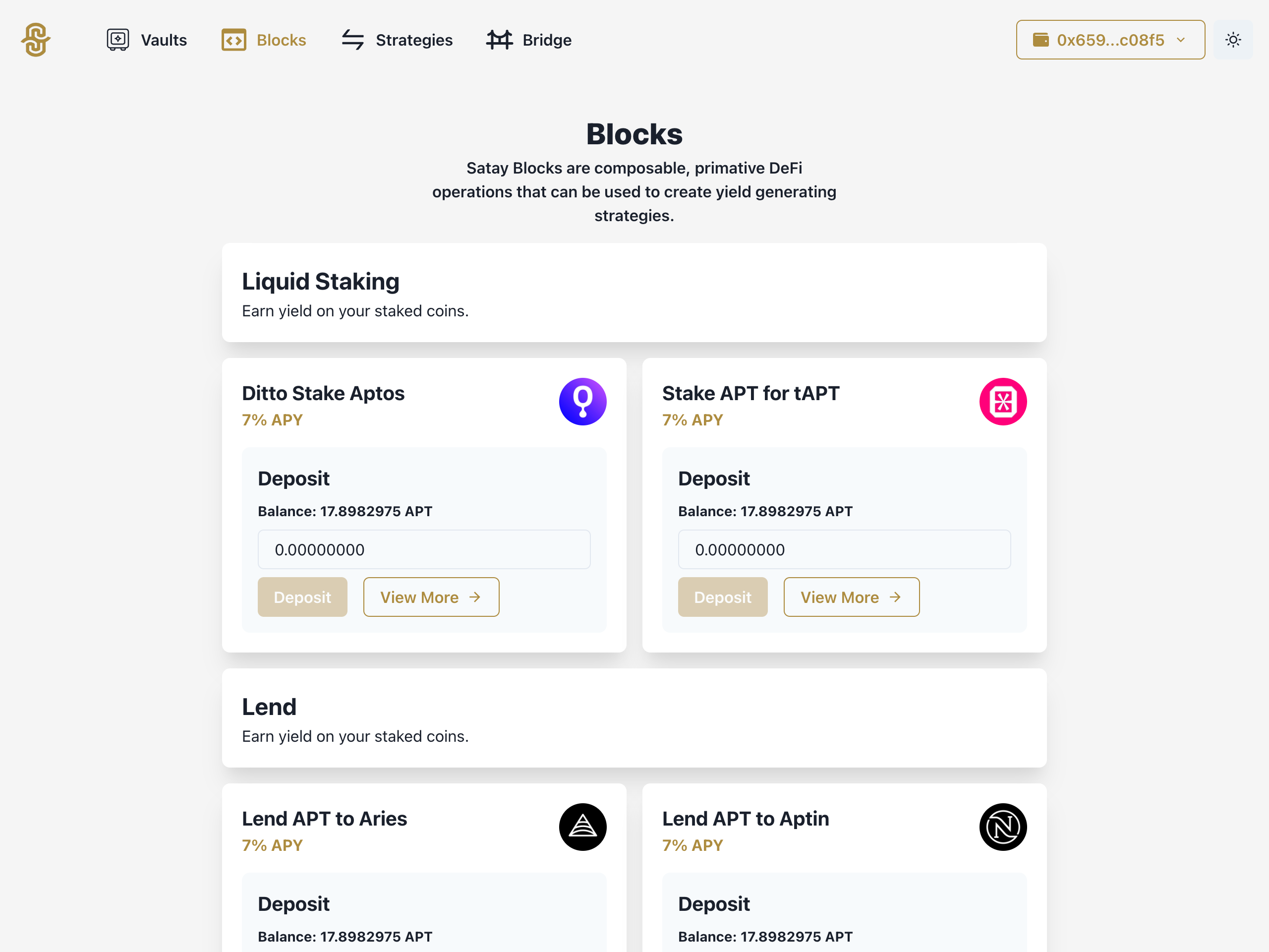 Satay Finance | Buidls | DoraHacks