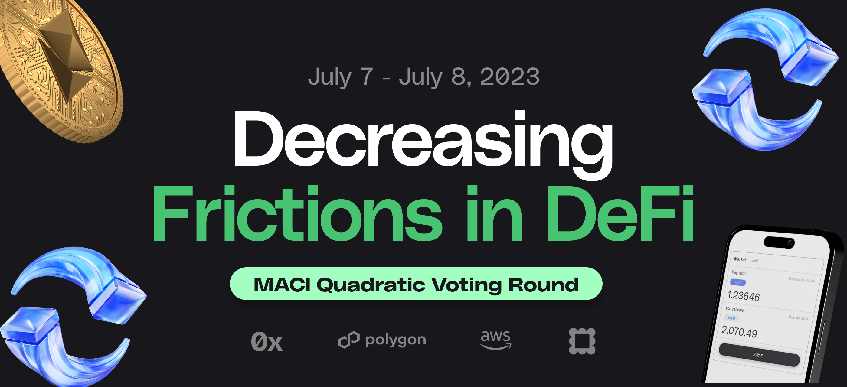 [Judge MACI Voting Round]Decreasing Frictions in DeFi | 0x, AWS, Family, Polygon | | Grants ...