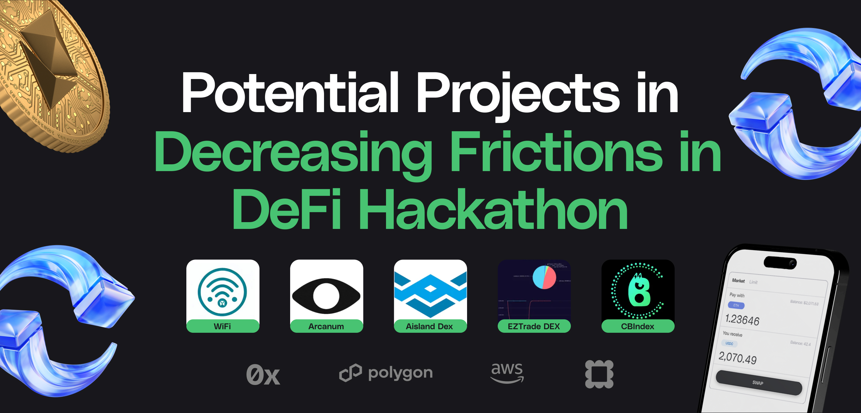 Potential Projects in Decreasing Frictions in DeFi Hackathon | BUIDL Collections | DoraHacks