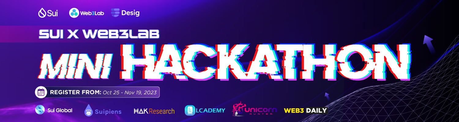 Sui x Web3lab Mini Hackathon | Hackathon | DoraHacks