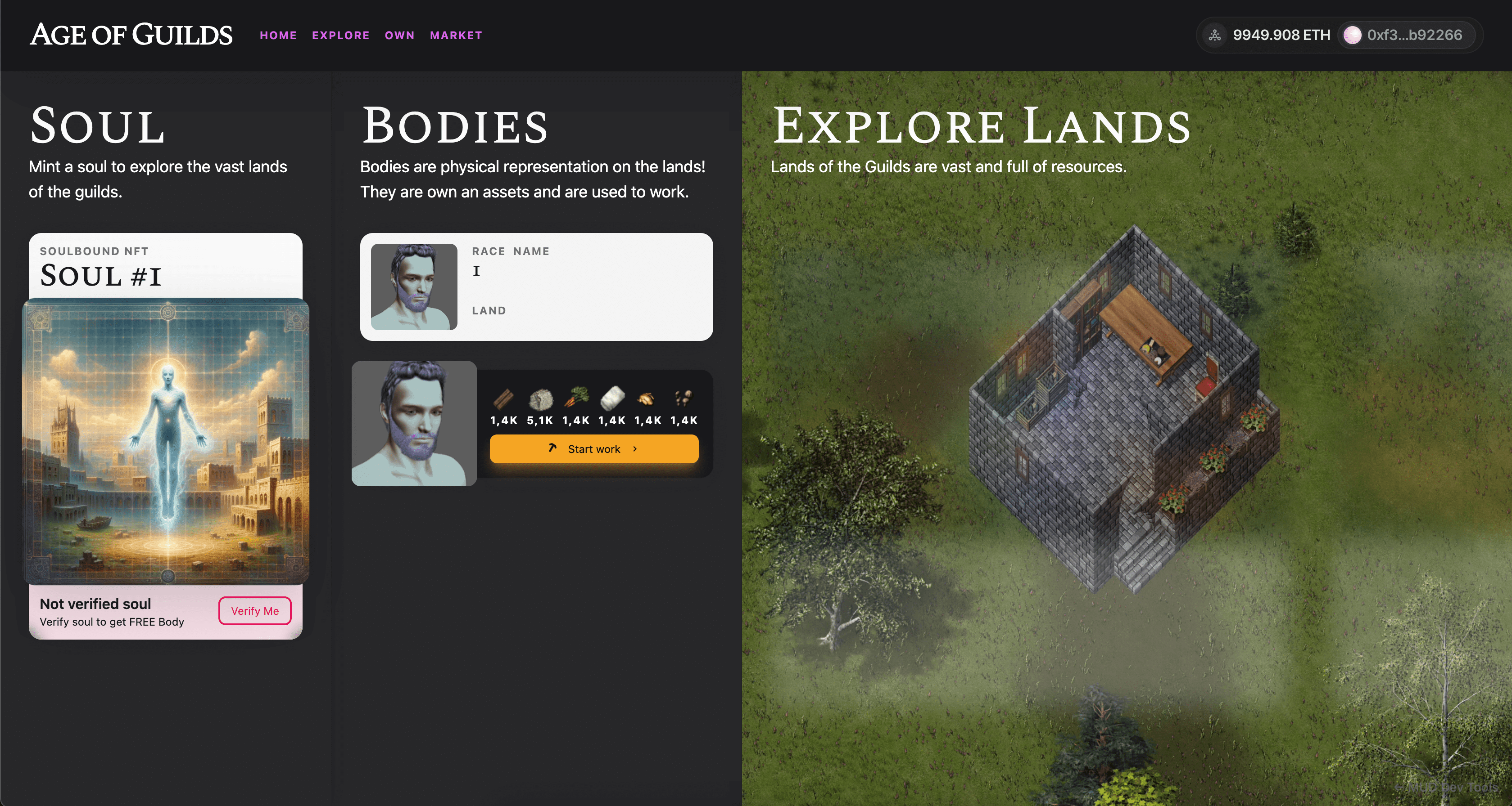 Age Of Guilds | Ultimate mix of TaskFI & GameFi & SocFi | Buidls | DoraHacks