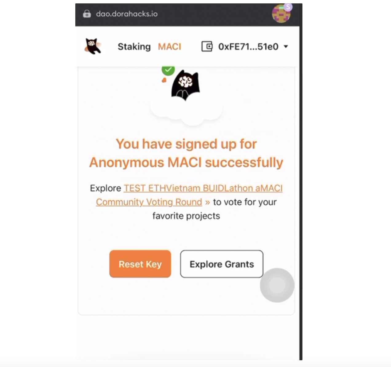 ETHVietnam BUIDLathon aMACI Community Voting Round | Grants | DoraHacks