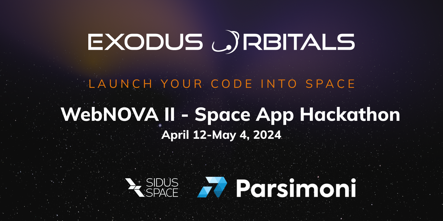 WebNOVA II - Launch Your Code Into Space! | Hackathon | DoraHacks