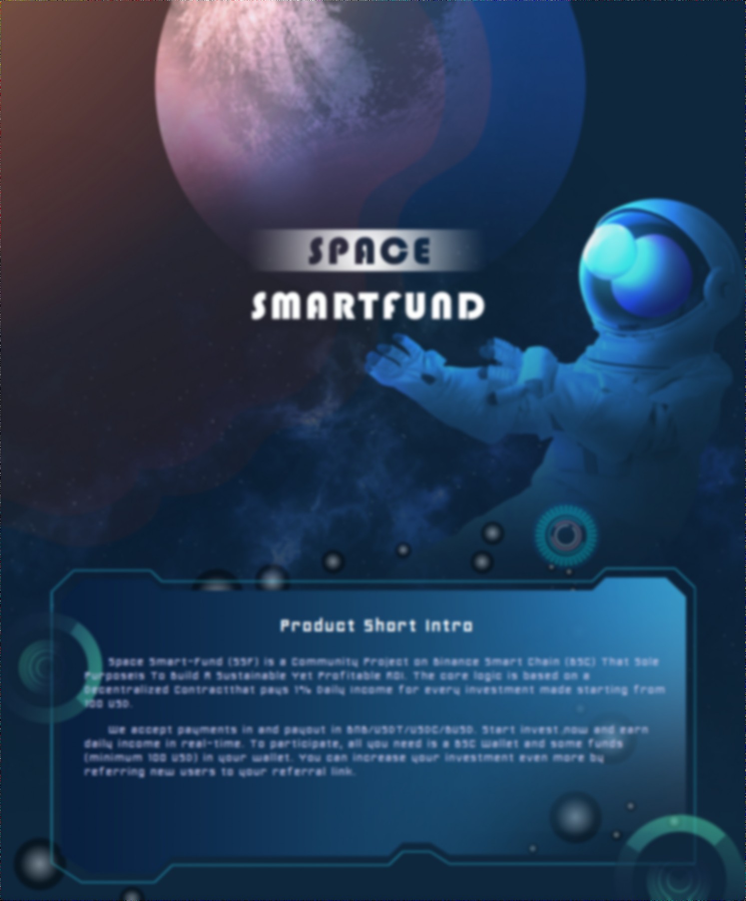 Space Smart Fund | Buidls | DoraHacks
