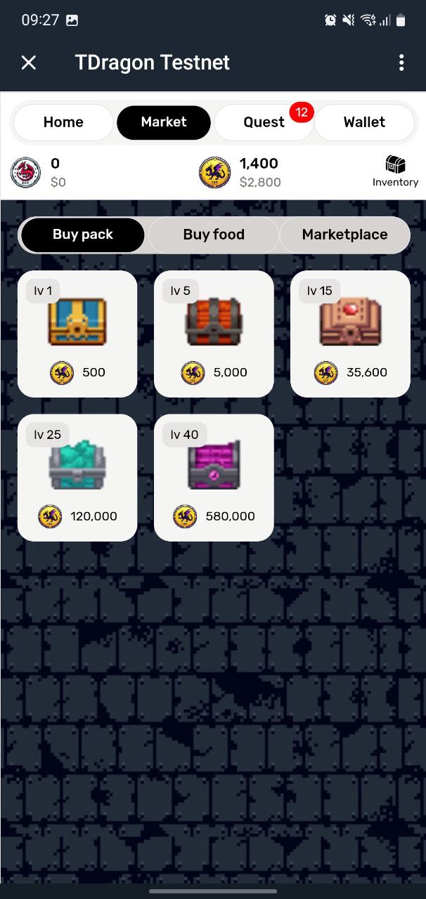 TDragon - Upgrade dragons, earn money! | Buidls | DoraHacks