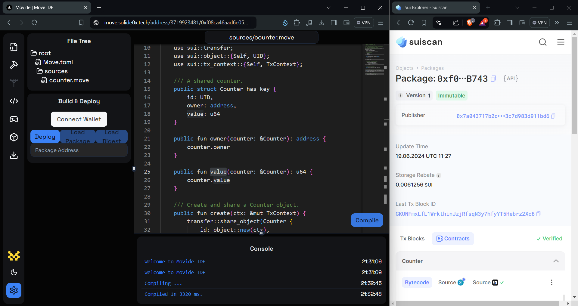 Movide - Move Programming IDE | Buidls | DoraHacks