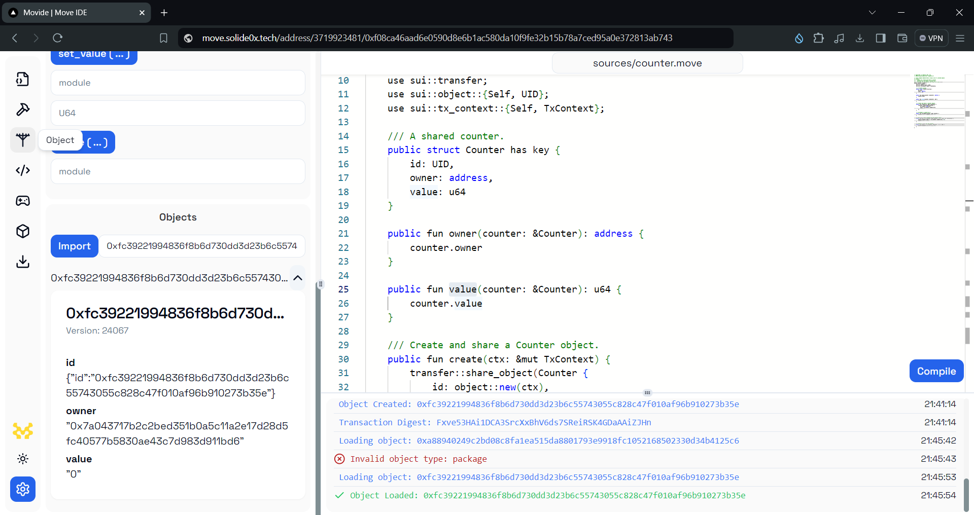 Movide - Move Programming IDE | Buidls | DoraHacks