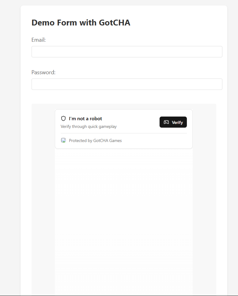 GotCHA Game CAPTCHA | Buidls | DoraHacks