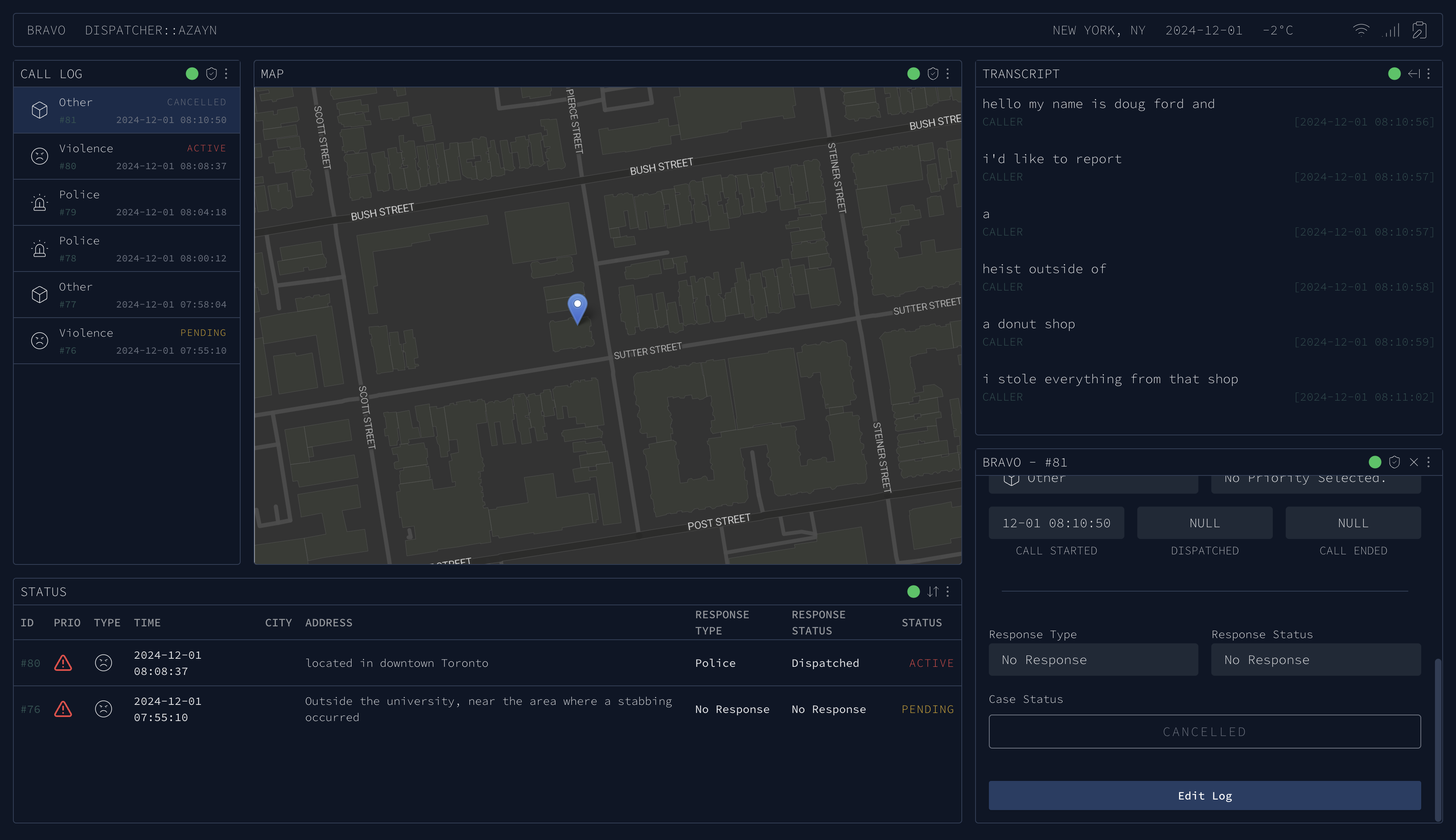 BravoDispatch | Buidls | DoraHacks