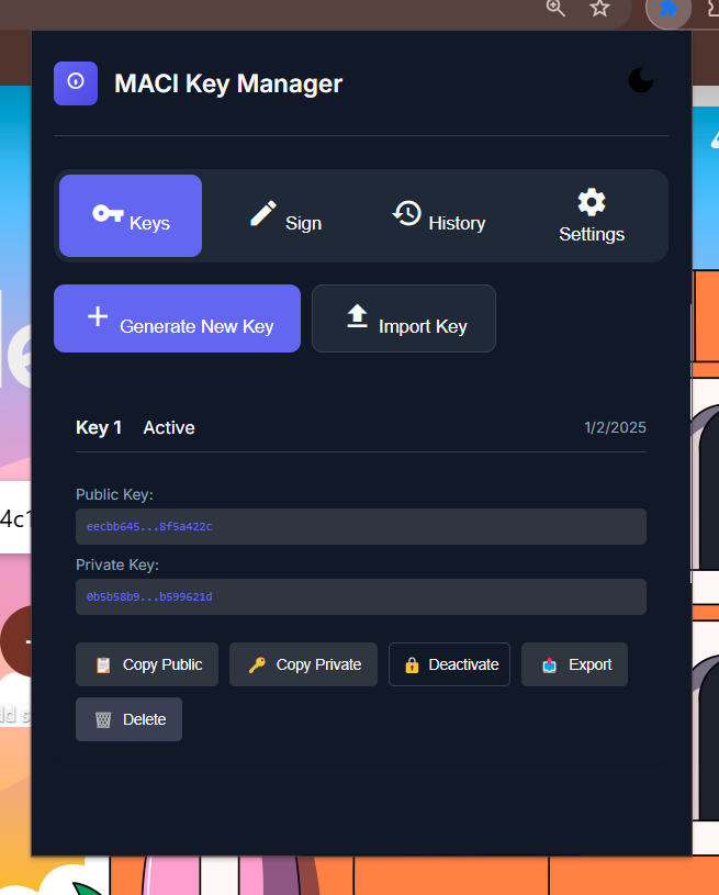 A-MACI Key Manager | Buidls | DoraHacks