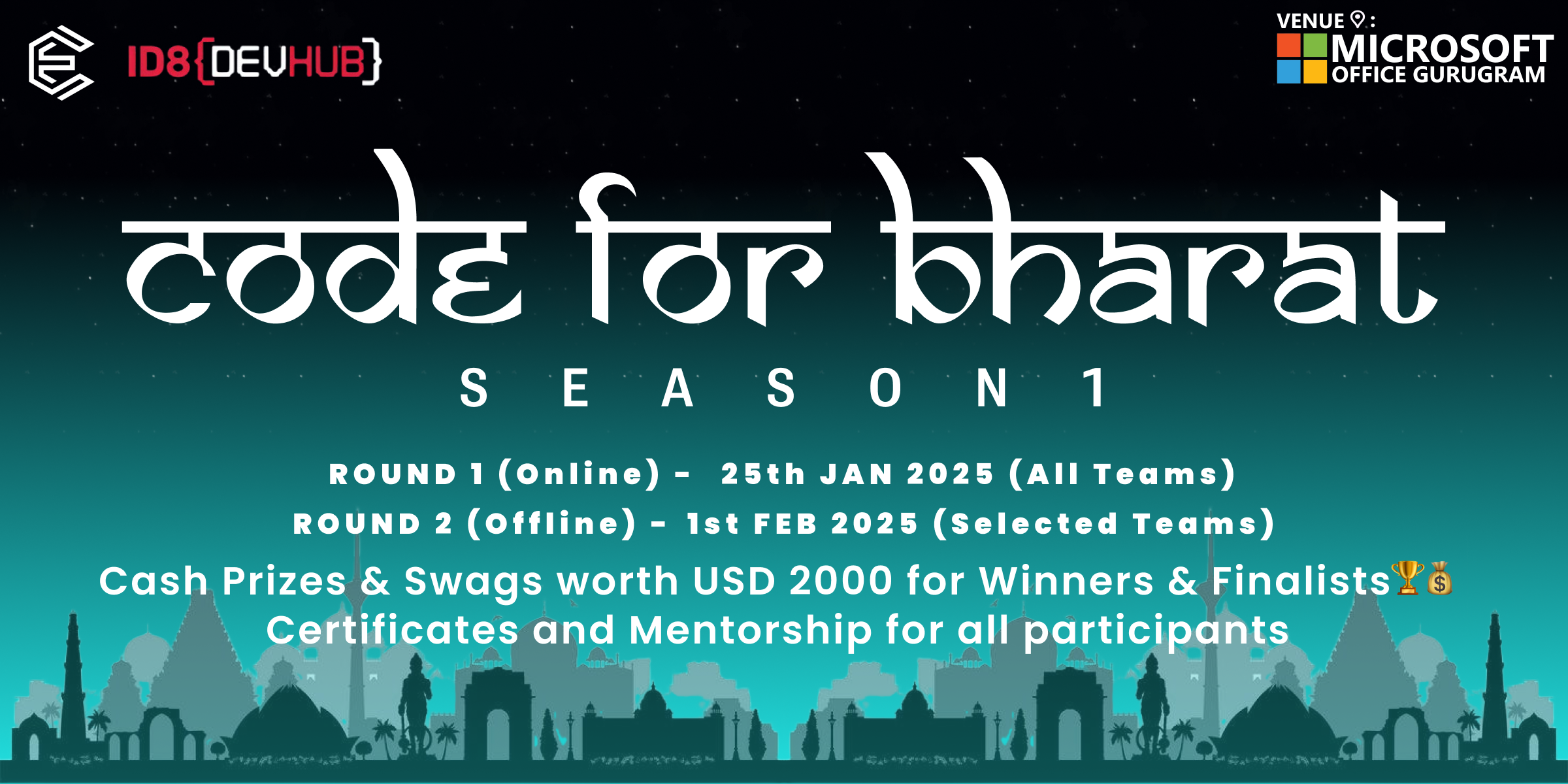 Code For Bharat Season1 | Hackathon | DoraHacks