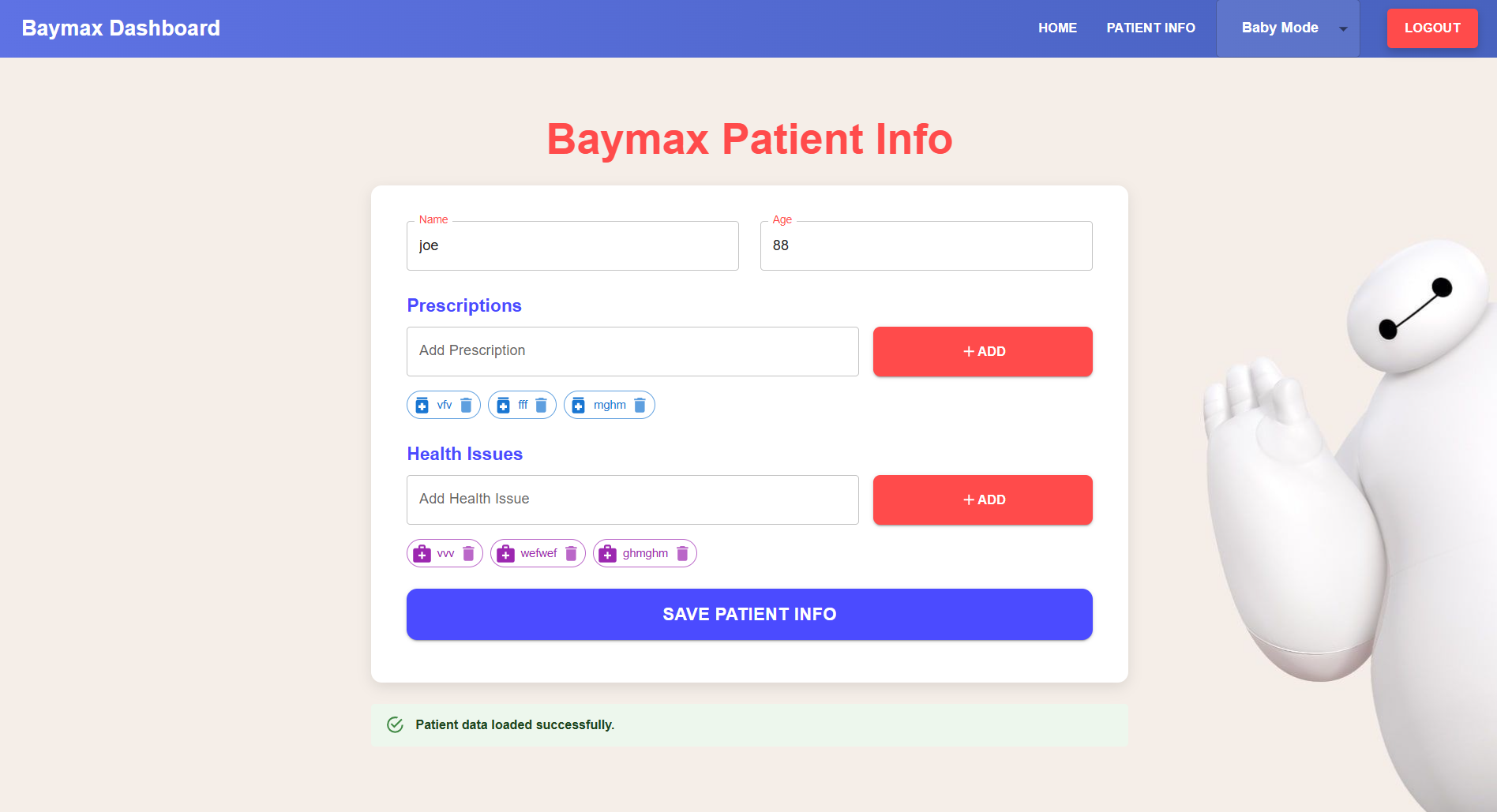 Baymax Bot | Buidls | DoraHacks