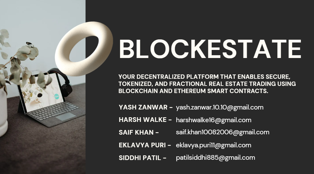 Block Estate | Buidls | DoraHacks