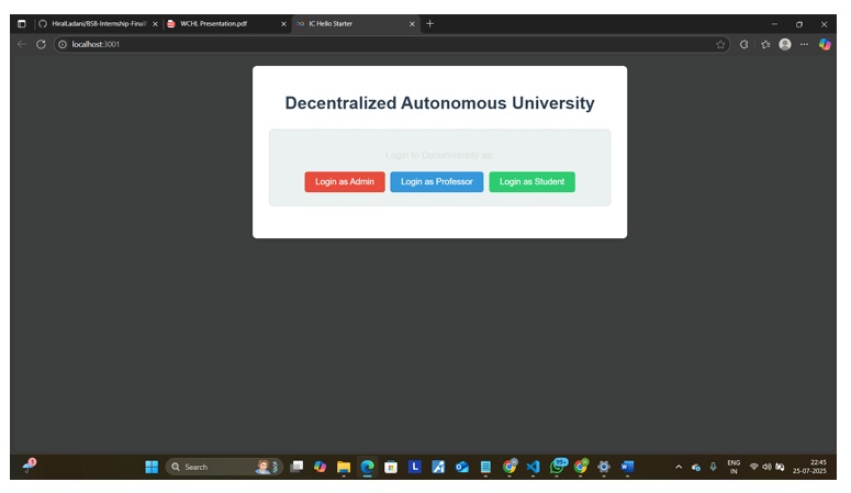 Decentralized Autonomous University | Buidls | DoraHacks