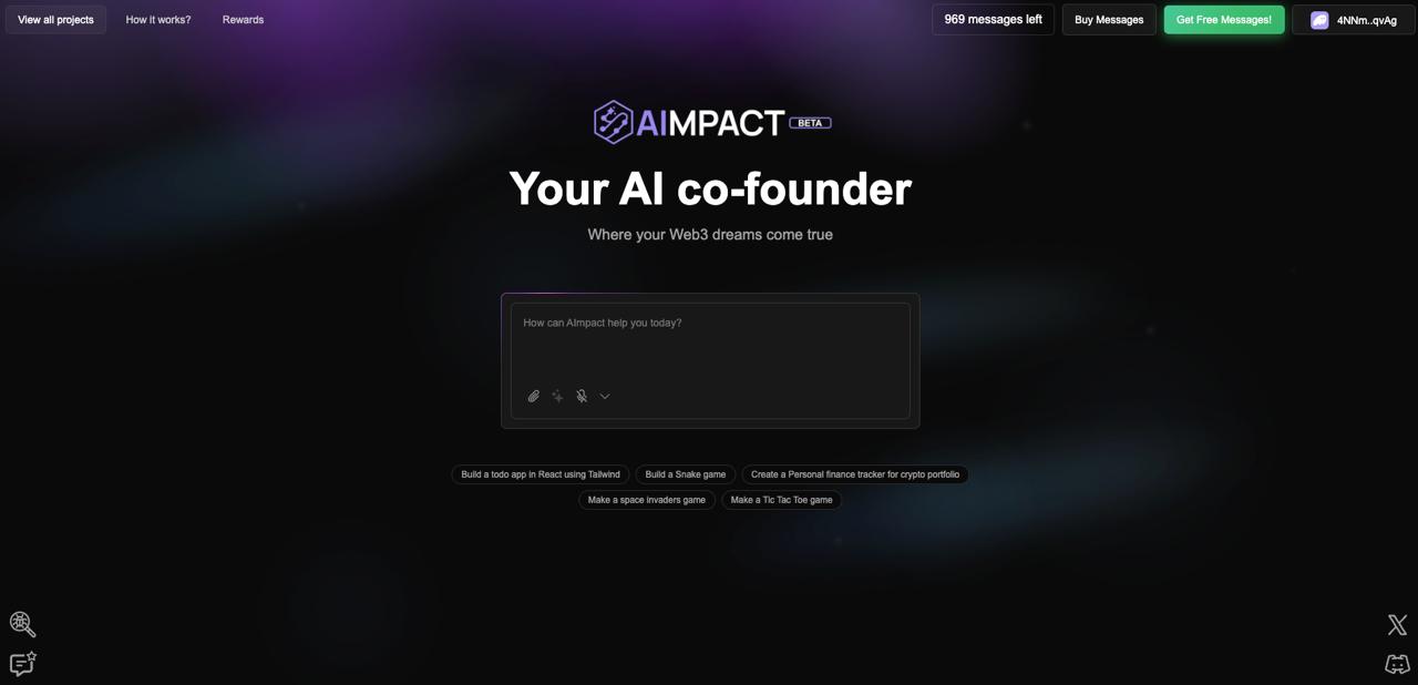 AImpact | Cursor for Web3 | Buidls | DoraHacks