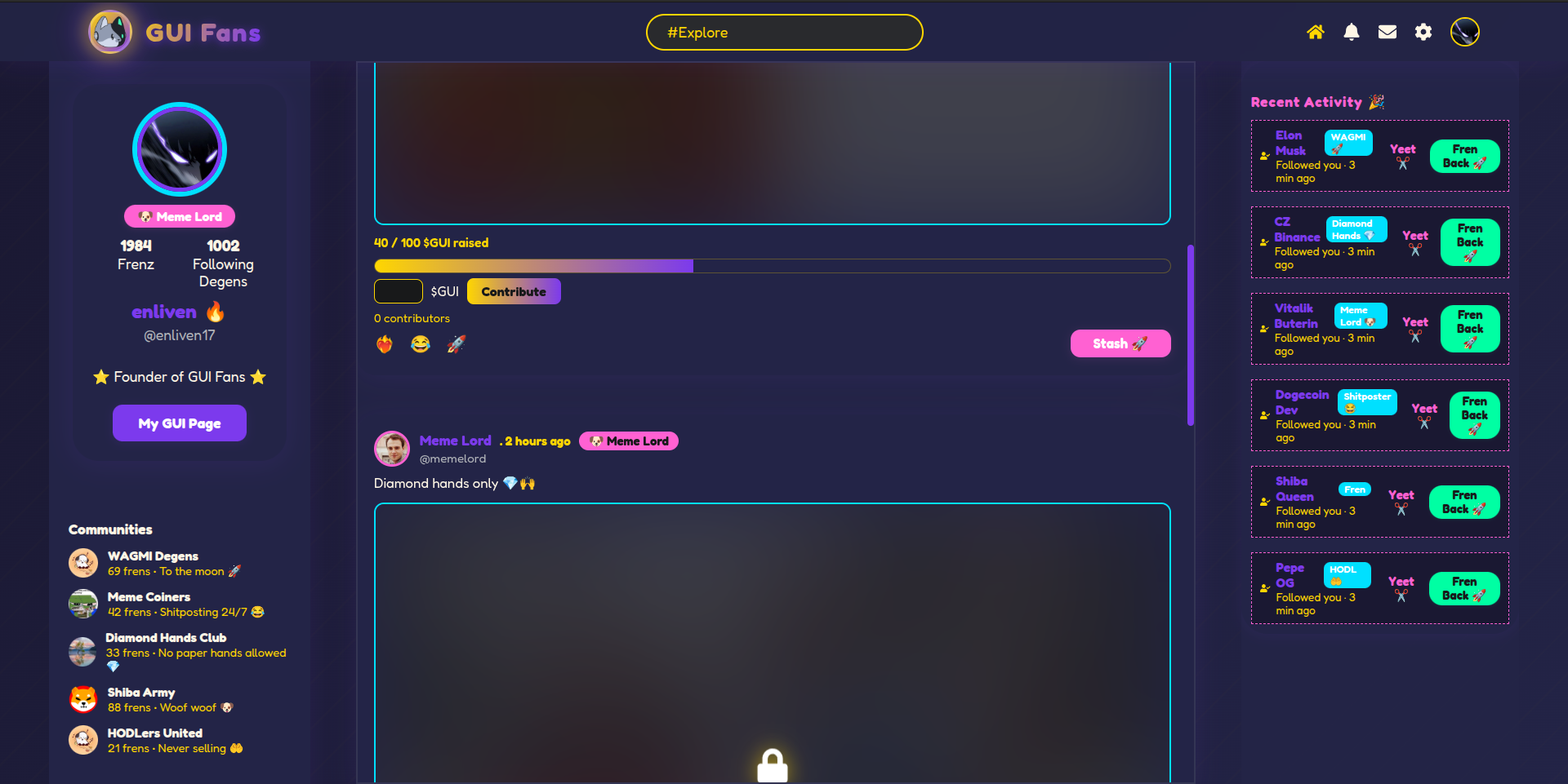 GUI Fans | Buidls | DoraHacks