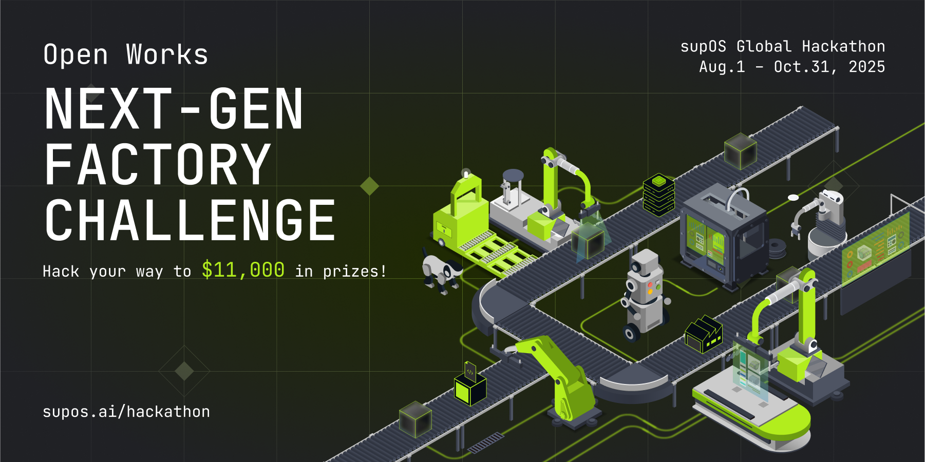 2025 supOS Global Hackathon- ️ Open Works: Next-Gen Factory Challenge | Hackathon | DoraHacks