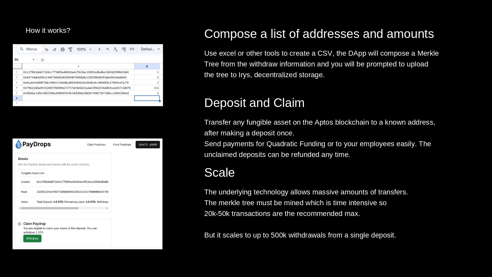 Aptos Paydrops | Buidls | DoraHacks