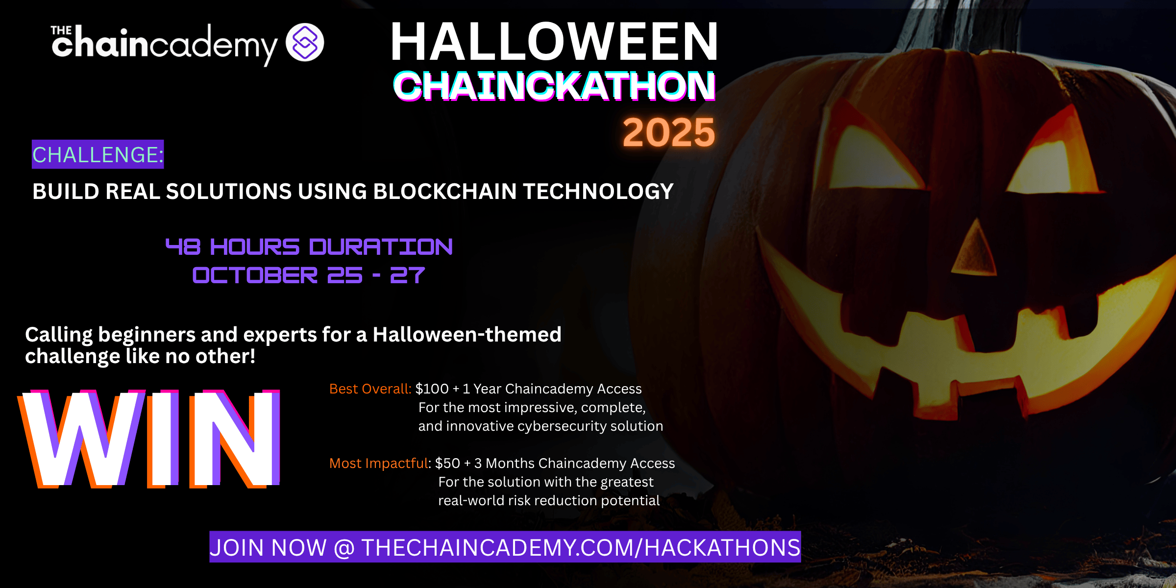 Halloween ChaincKathon 2025 | Hackathon | DoraHacks