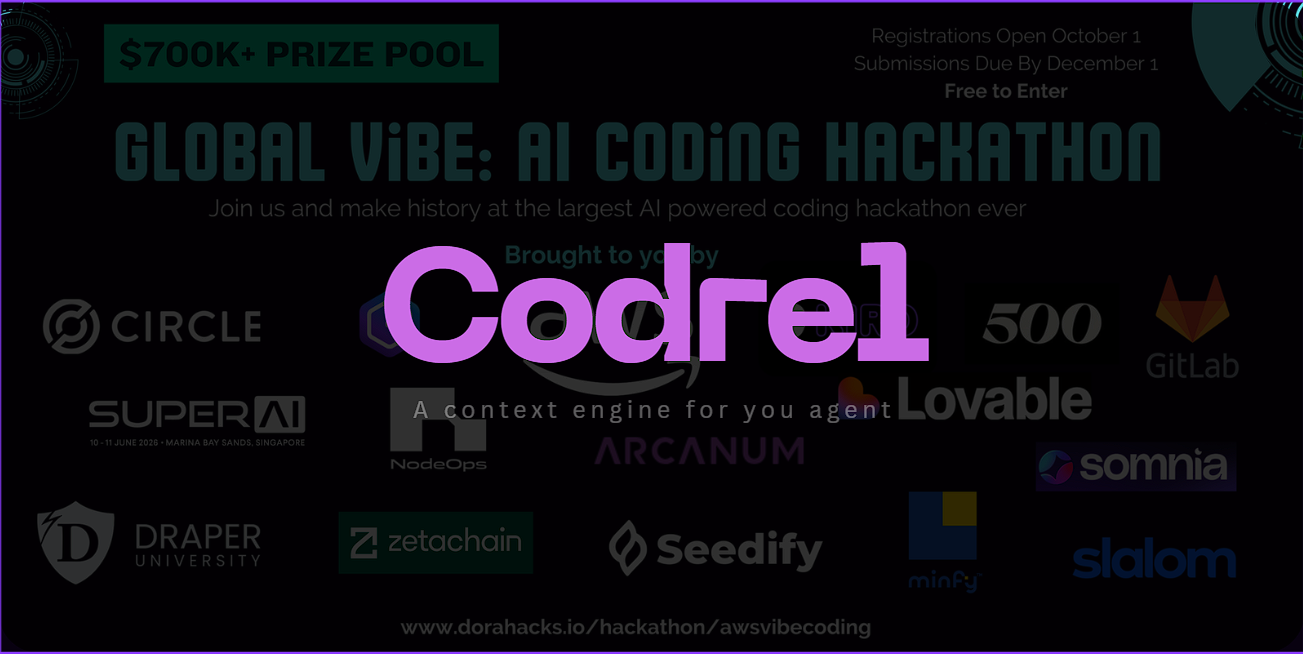 Codrel AI: The Context Engine for AI Coding Agents | Buidls | DoraHacks