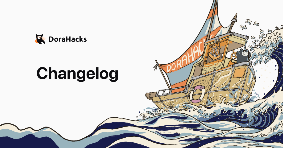 Changelog | DoraHacks